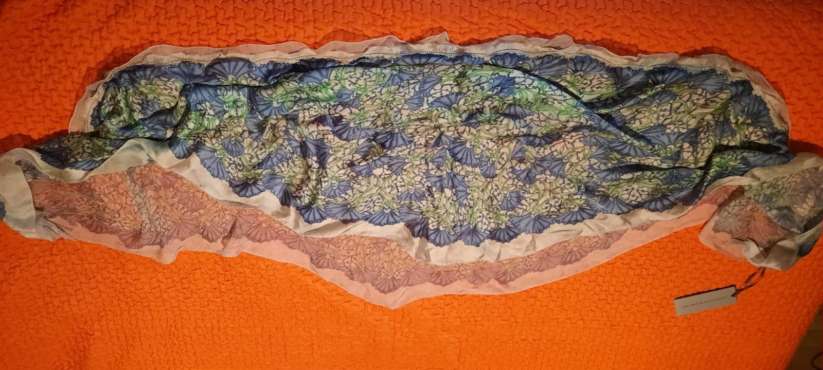 ERMANNO SCERVINO Luxory Sciarpa Stola Foulard in seta NUOVA (Nuovo e ...