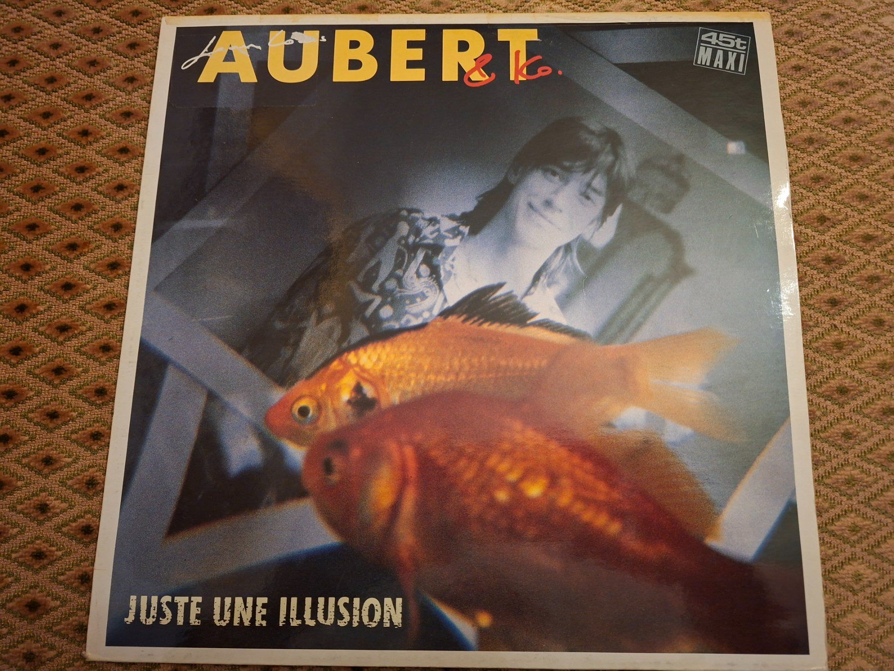 French Rock 12" Maxi - Jean Louis Aubert -Juste une Illusion (Gebraucht ...
