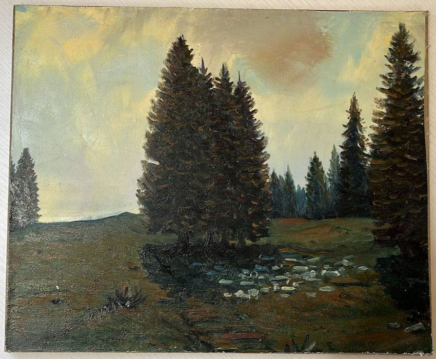 Fabelhafte Gemalde Von Baumen Bild
