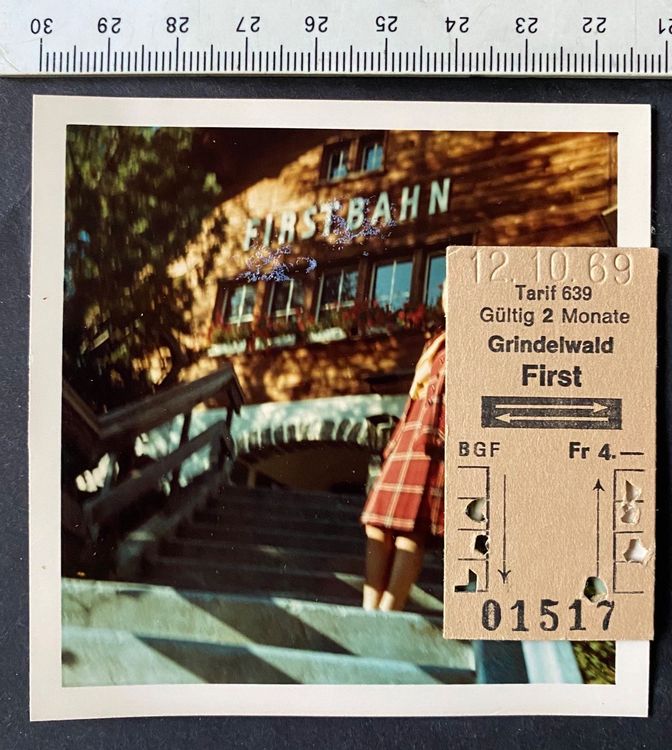 Billett Firstbahn mit Foto v.Talstation- (Gebraucht) in Wabern für CHF ...