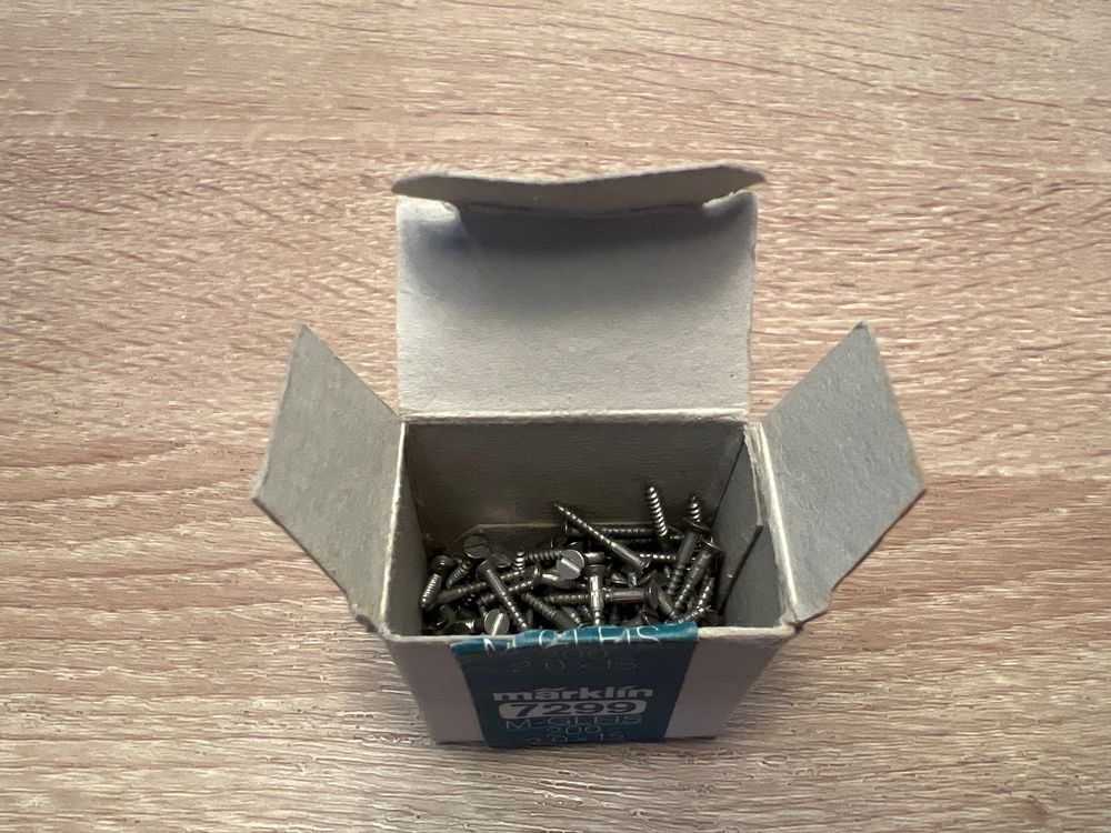 Märklin 7299 M-Gleis Schrauben H0 OVP NEU | Kaufen auf Ricardo