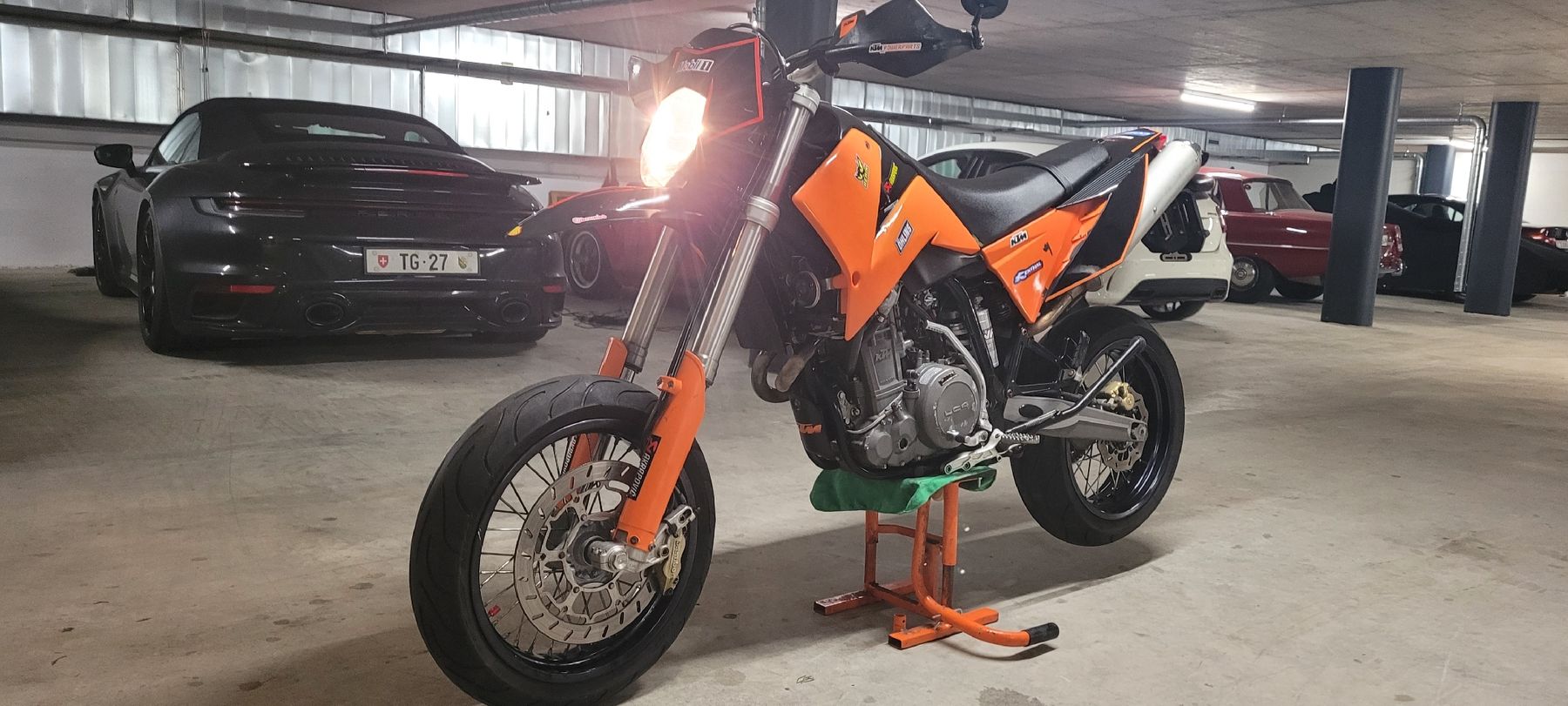 ktm 640 lc4 sumo frisch ab Service und Motorrevision 40 kw (Gebraucht ...