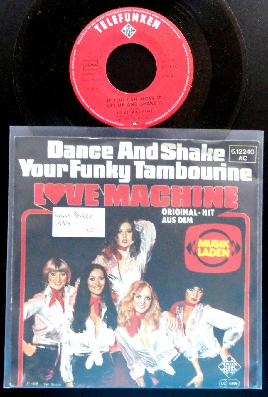 SI LOVE MACHINE dance and shake TELEFUNKEN 1978 SOUL DISCO (Gebraucht ...