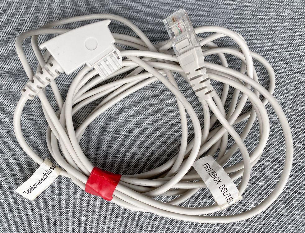 Telefon DSL Kabel TAE - RJ45 4 Meter (Gebraucht) in für CHF 0.4 – mit ...