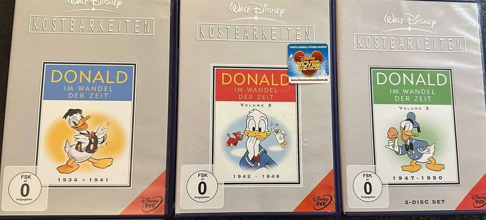 3 DVDs Donald Duck im Wandel der Zeit Vol 1-3 (Gebraucht) in Beringen ...