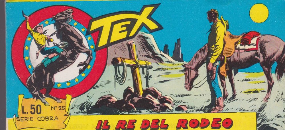 Italian comic strip TEX SERIE COBRA # 25 1966 RE DEL RODEO (Gebraucht ...