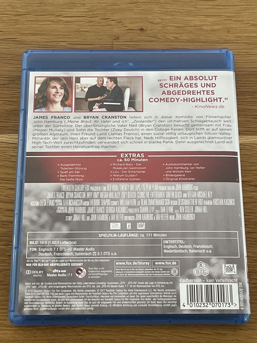 Why Him? Blu-ray Top Zustand! James Franco, Bryan Cranston (Neu (gemäss ...