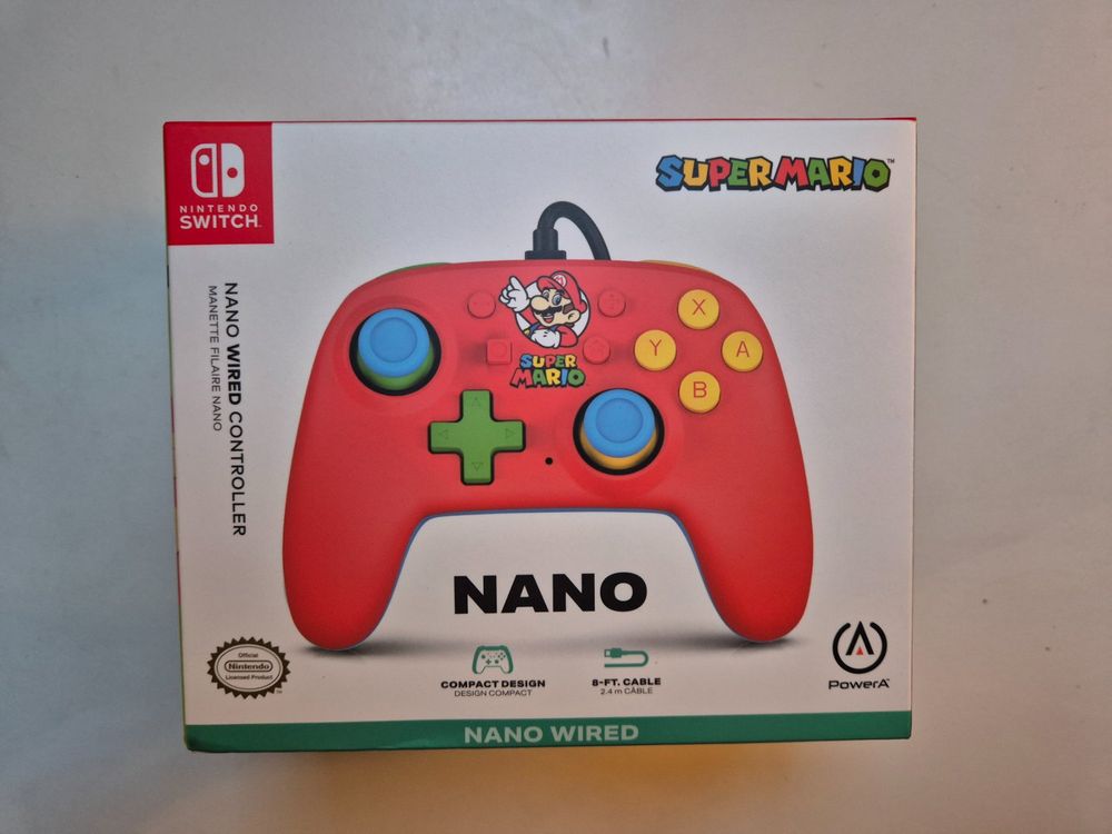 Nintendo Switch Nano - Controller - Super Mario - Neu & OVP! (Neu und ...
