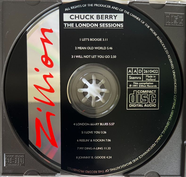 CHUCK BERRY / The London Sessions (Gebraucht) in Bischofszell für CHF 3 ...