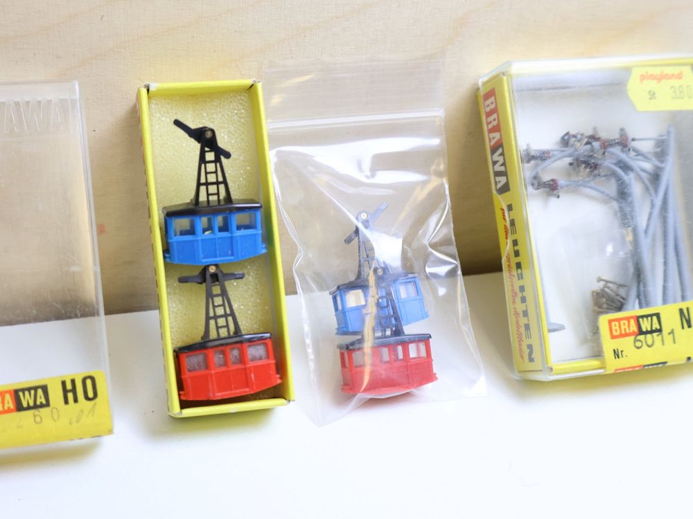 BRAWA Elektro Seilbahn Gondel Set & mehr 2 x 6561 - Rarität (Gebraucht ...
