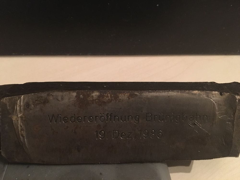 Original Zahnradstange Brünigbahn (Gebraucht) in Root für CHF 150 – nur Abholung auf Ricardo kaufen