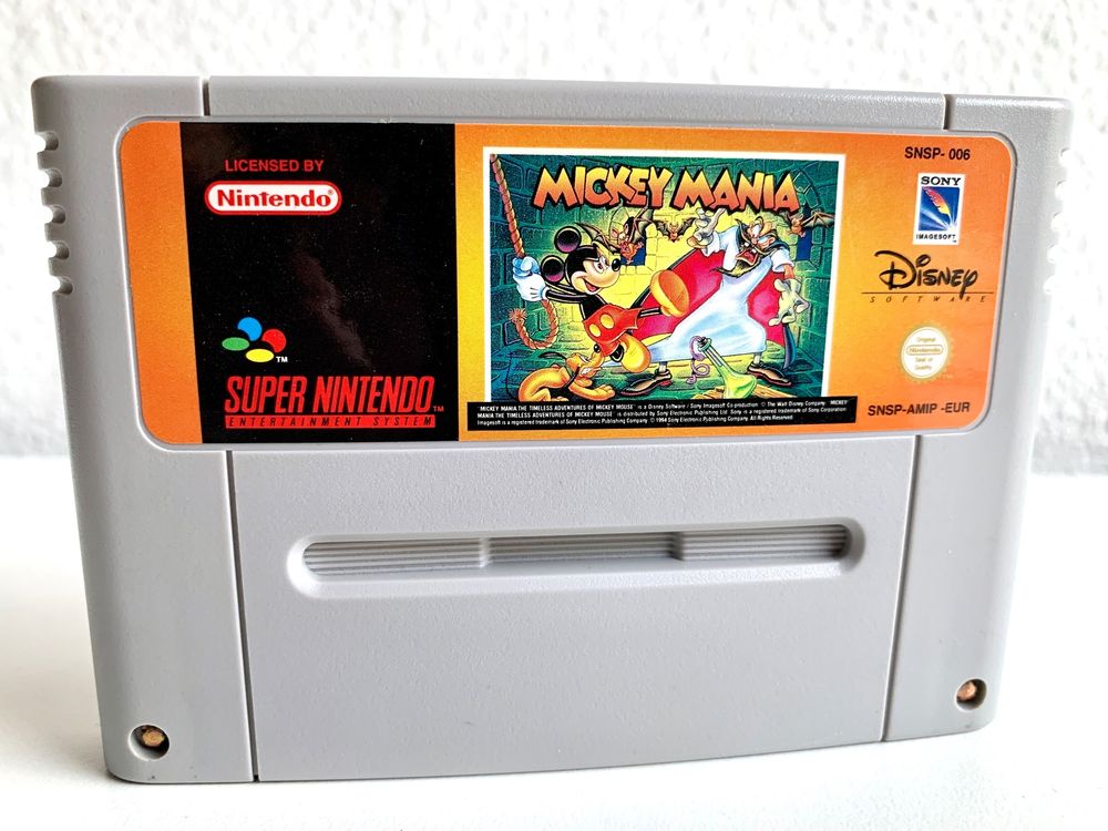 SNES Mickey Mania: The Timeless Adventures of Mickey Mouse (Gebraucht ...