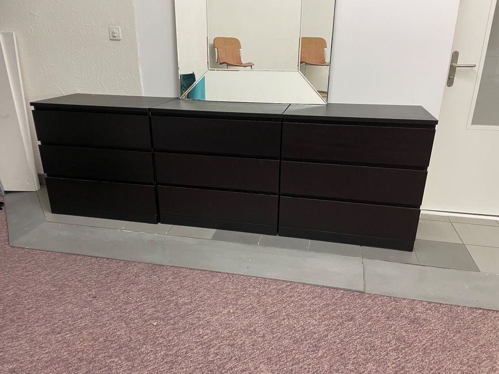 lange Kommode, best. aus 3 Elementen à80 cm. ab 1.— | Kaufen auf Ricardo