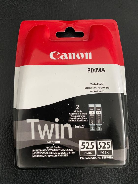 Canon Druckerpatronen Twin Pack 525 PGBK | Kaufen auf Ricardo