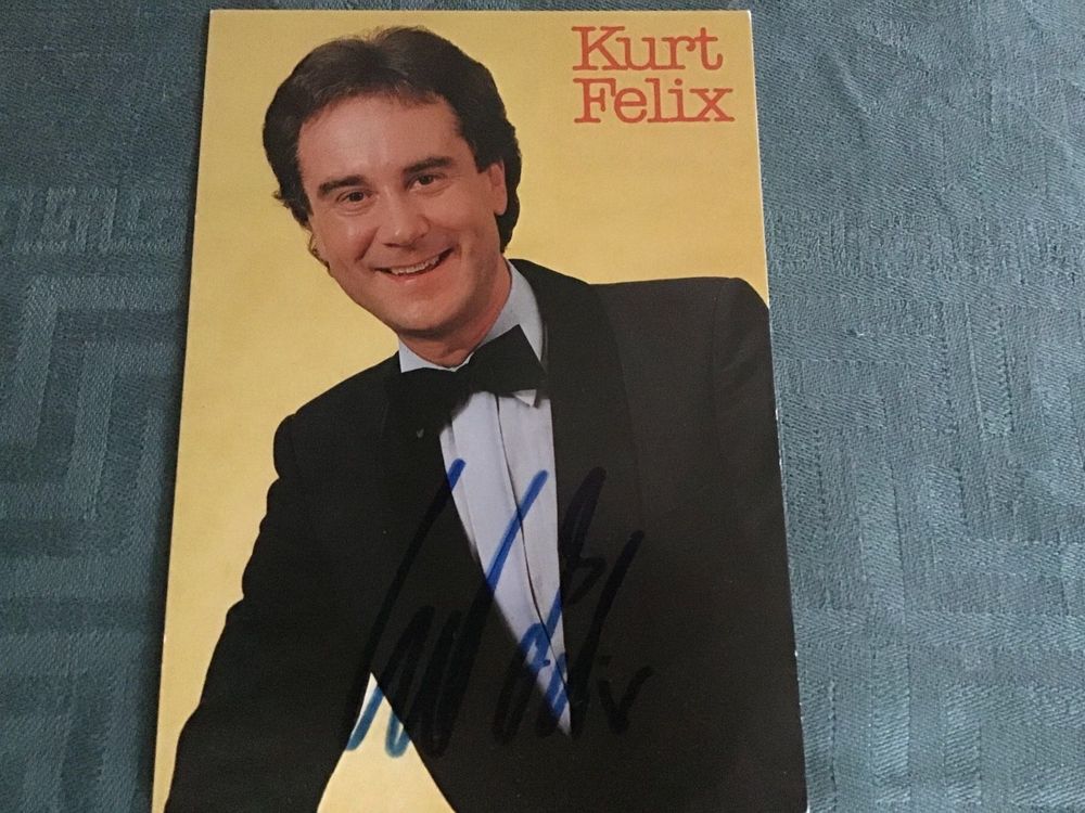 Kurt Felix Autogrammkarte | Kaufen auf Ricardo