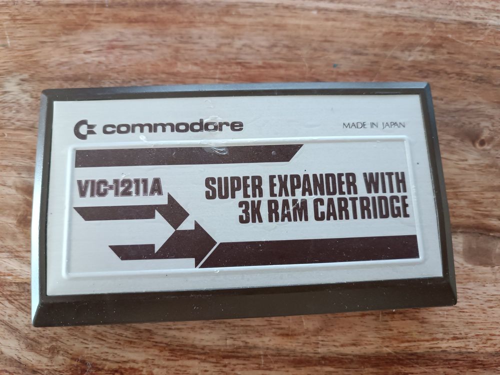 Commodore VIC-20 SUPER EXPANDER 3K RAM Cartridge VIC-1211A (Gebraucht ...