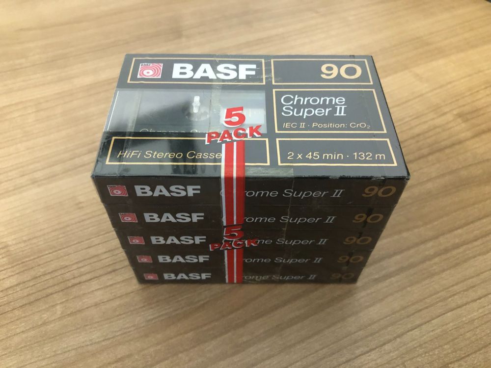 BASF Chrom Super II 90 Minuten 5-Pack NEU original verpackt (Neu und ...