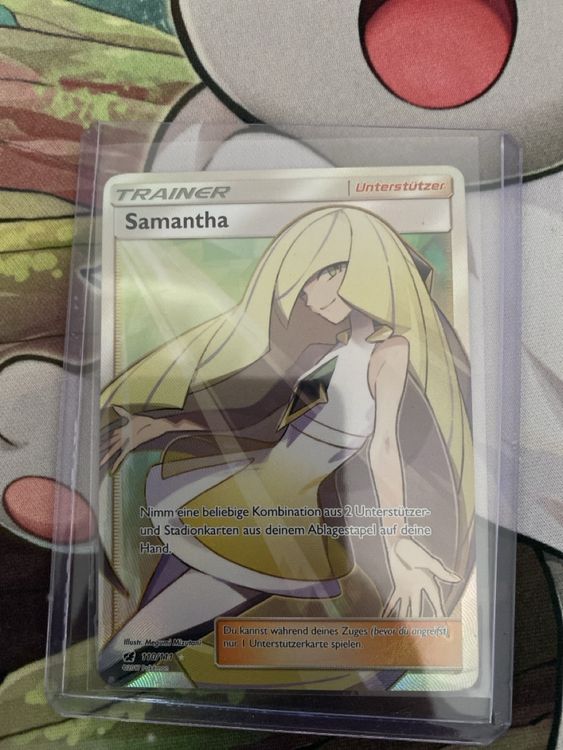 Pokemon Karte: Samantha Trainer Unterstützer (Full Art) (Neu (gemäss Beschreibung)) in Muttenz ...