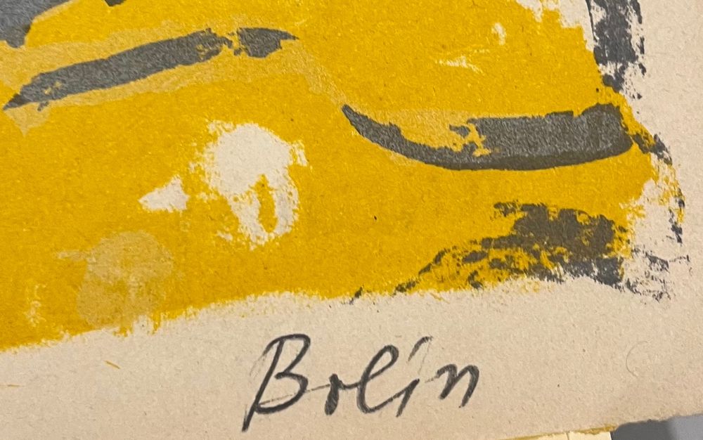 Gustav Bolin (1920-1999) Lithographie Handsigniert | Kaufen auf Ricardo