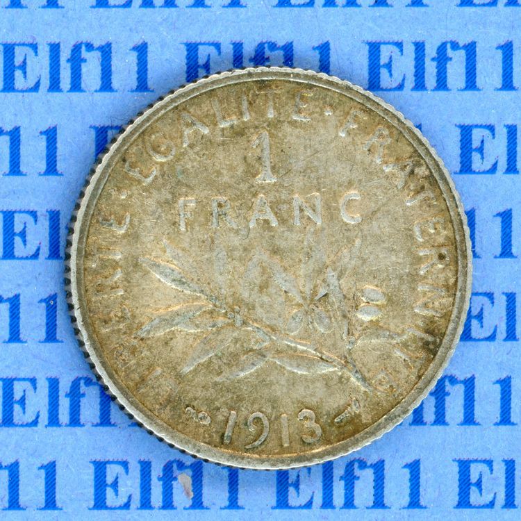 FRF___1.00 1913 -vz 1 Franc (Gebraucht) in Widnau für CHF 5 – mit ...