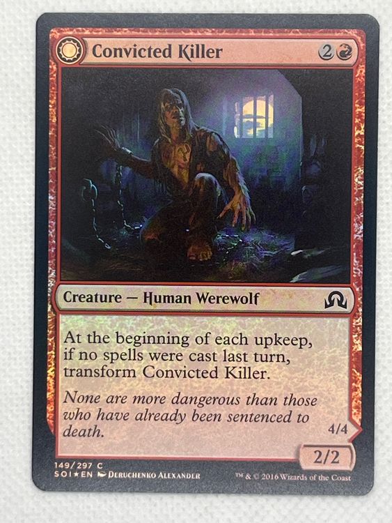 Magic Karte: Convicted Killer / Branded Howler (SOl) Foil (Gebraucht ...
