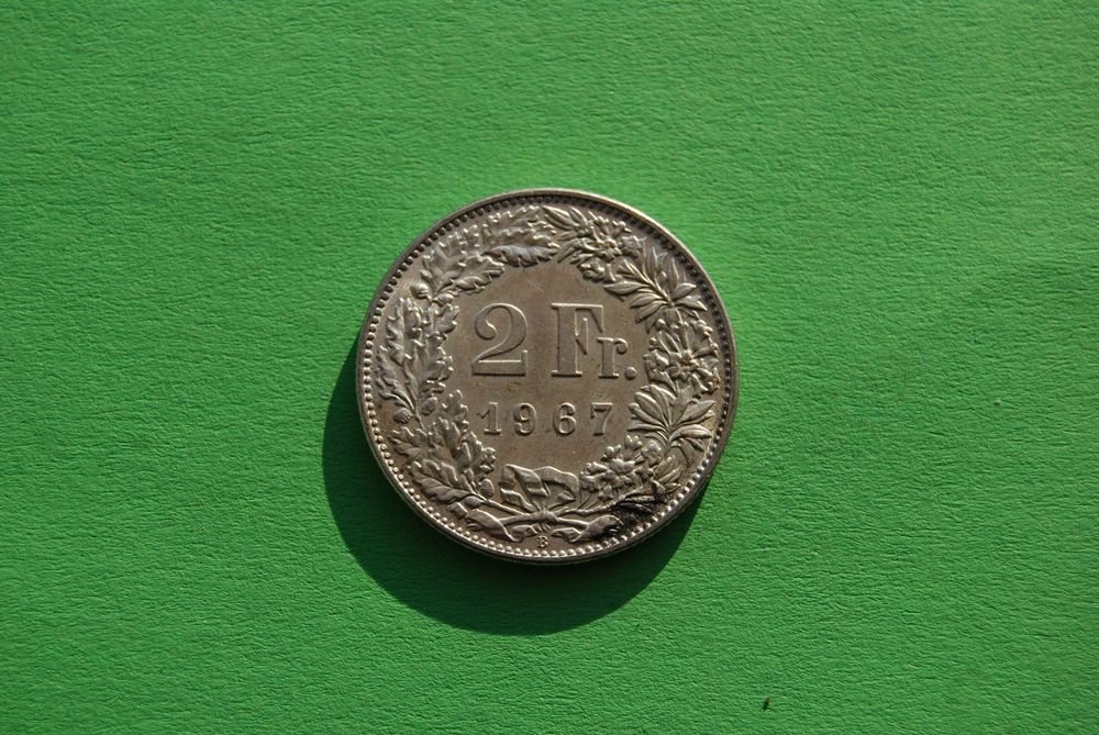 1 Münze 2 Franken 1967 | Kaufen auf Ricardo