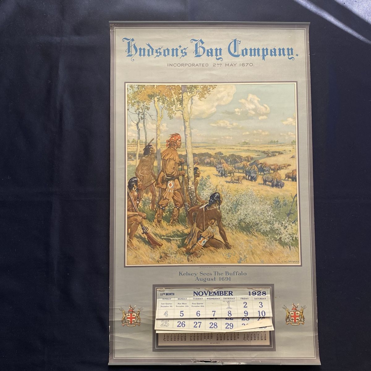 Calendario Hudson's Bay Company 1928 - Da non perdere! (Usato) a Bosco ...
