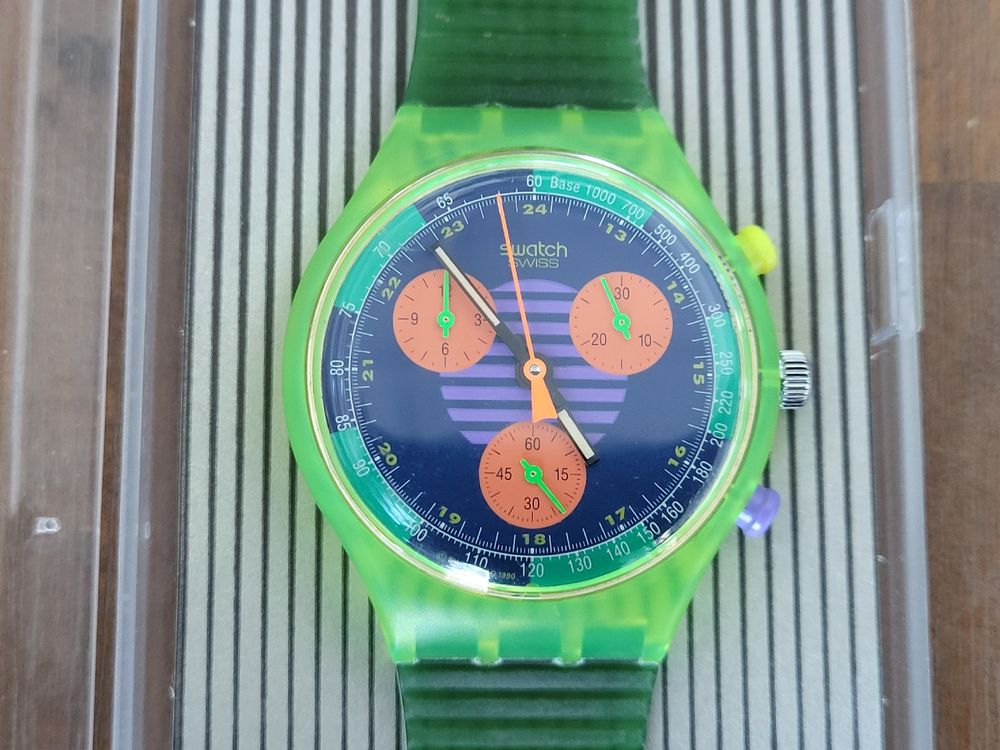 SWATCH CHRONO SCJ100 NEO WAVE NEU (Neu und originalverpackt) in Lommiswil für CHF 99 – mit ...