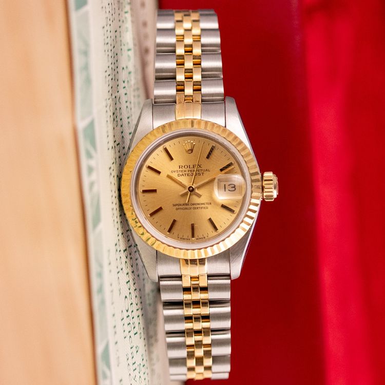 Rolex Datejust 26 / 69173 / Champagne Dial/ 1993 / Full Set (Gebraucht ...