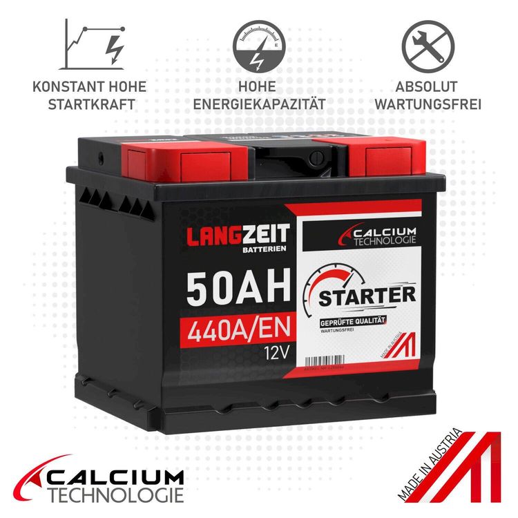 Langzeit Starter Autobatterie 50Ah 12V (Neu und originalverpackt) in Bottighofen für CHF 69 ...