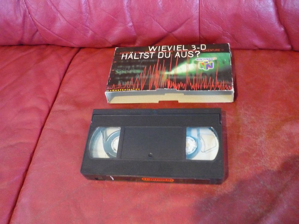 Nintendo 64 VHS Kassette - wieviel 3D hältst du aus | Kaufen auf Ricardo