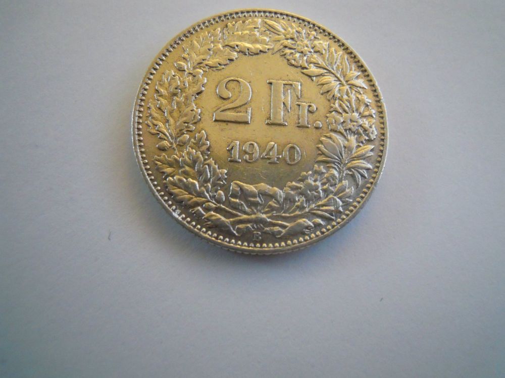 2 Fr. 1940 silber gut | Kaufen auf Ricardo