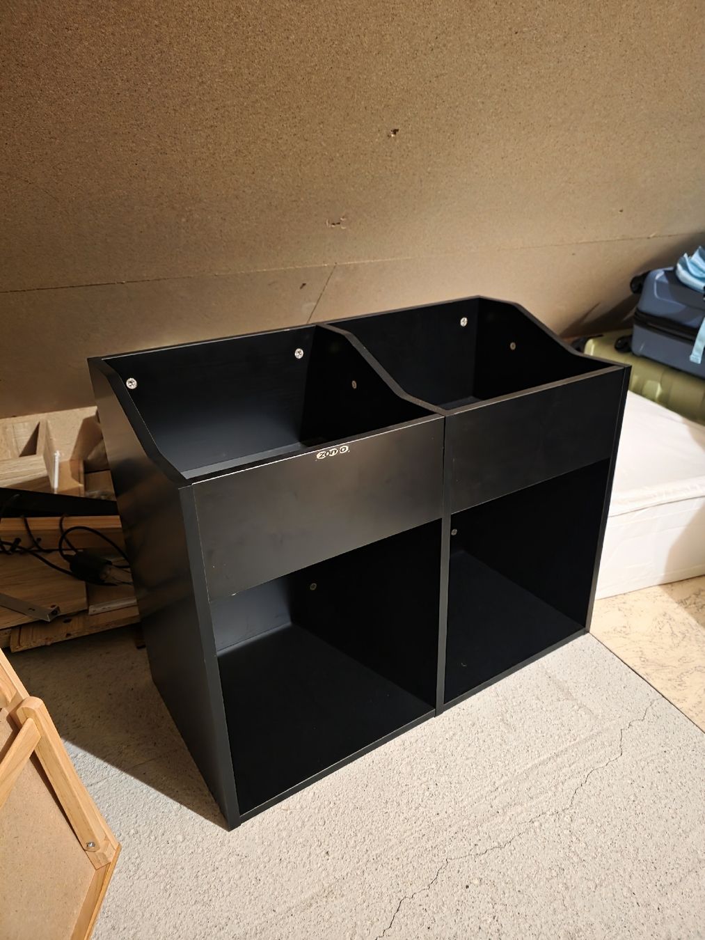 Zomo VS Box 200/2 Black, Top Zustand, muss weg! vinyl box (Gebraucht ...