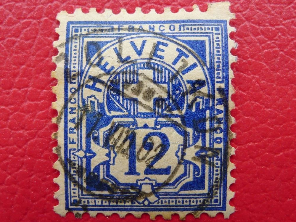 Ziffermuster: 62B mit Blindzahn, sauber von ZOLLIKON (ZH) (Gebraucht ...