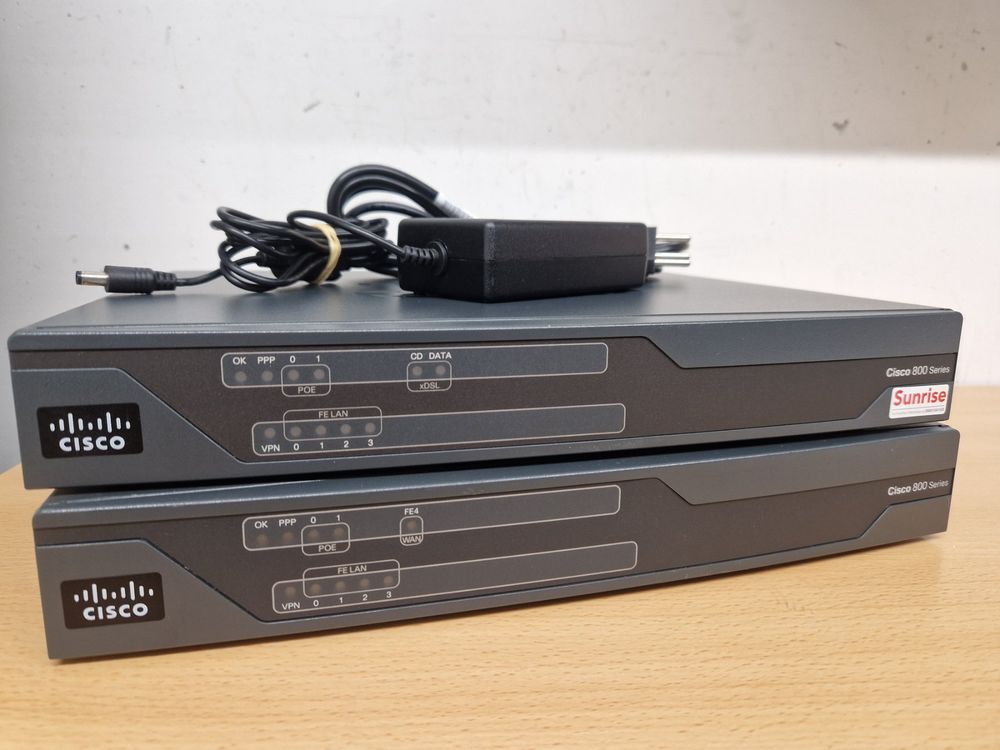 Bundle aus zwei Cisco Routern (Gebraucht) in Sitterdorf für CHF 11 ...