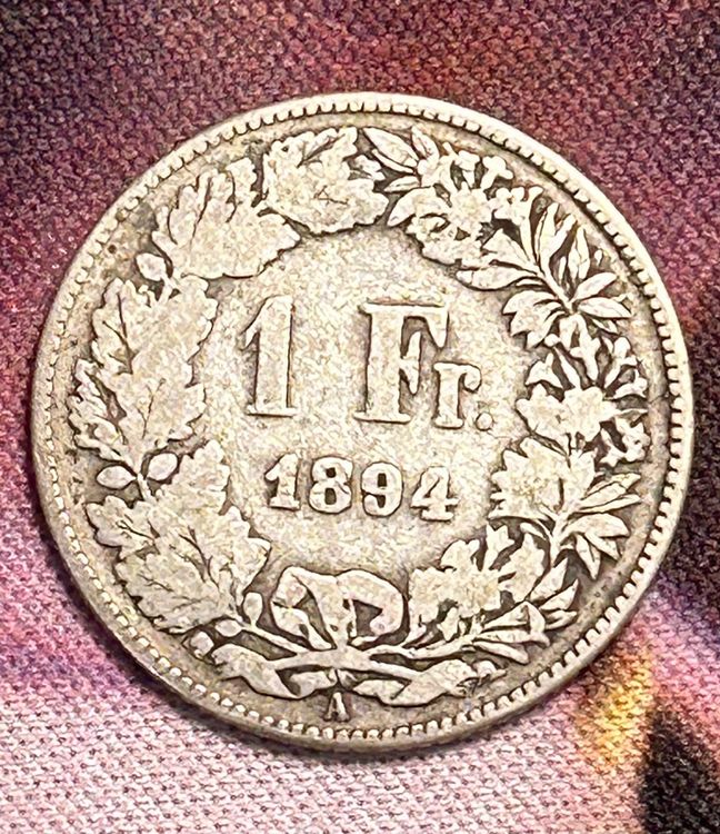Monnaie de 1 frs de 1894 | Kaufen auf Ricardo