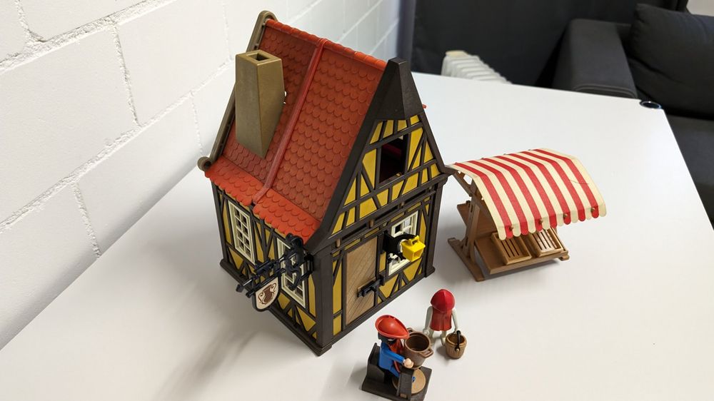 Playmobil Ritter Fachwerkhaus Töpferei 3455 | Kaufen auf Ricardo