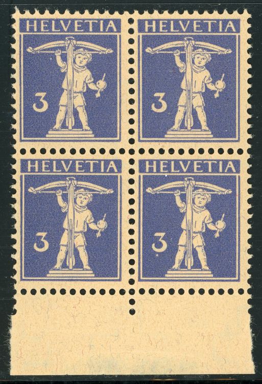 FWM Viererblock **: 182 Tellknabe, 1930 - Abart 1.01 | Kaufen auf Ricardo