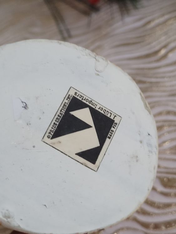 Vintage J. LÜBER Nadelkissen Dekoration aus Gips (Gebraucht) in ...