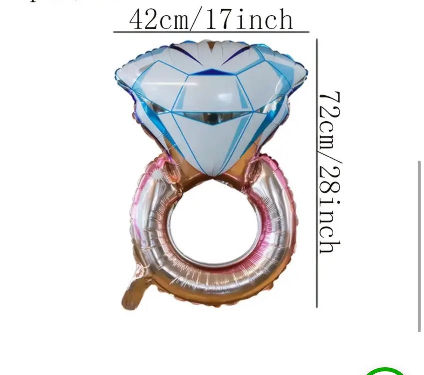Ballon/ ring/ verlobt/ Hochzeit / Party deko (Neu und originalverpackt) in Amriswil für CHF 7.9 ...