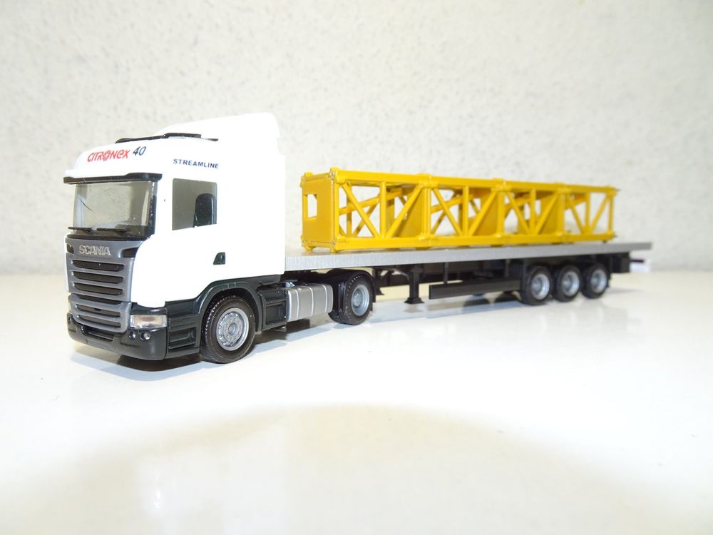 Herpa Lastwagen LKW Scania Citronex Sattelschlepper HO (Gebraucht) in Luzern für CHF 45.9 – mit ...