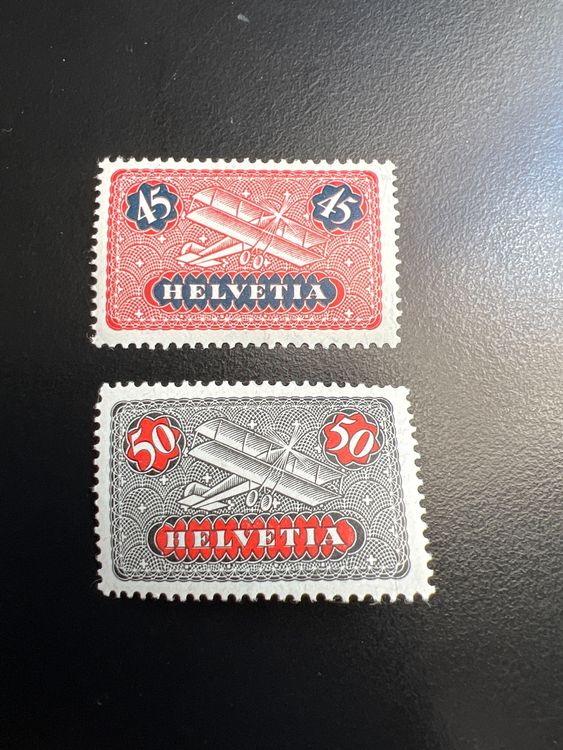 2 timbres neufs* poste aérienne 1923 selon photo (D'occasion) à Charmey ...