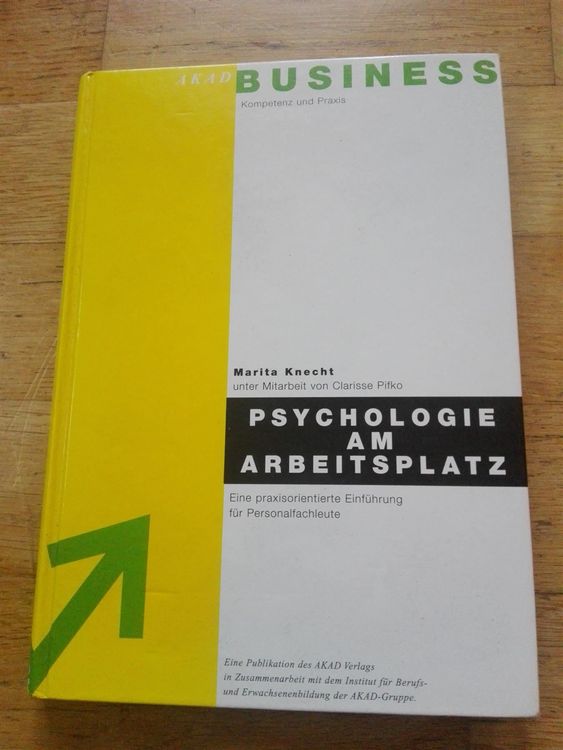 Psychologie am Arbeitsplatz (M. Knecht) (Gebraucht) in st.galllen für CHF 13 – mit Lieferung auf ...