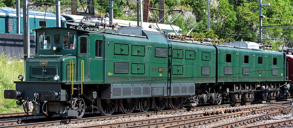 Locomotive Lemaco HO-023 Ae 8/14 SBB-CFF N° 11801 (Neu und originalverpackt) in Echallens für ...