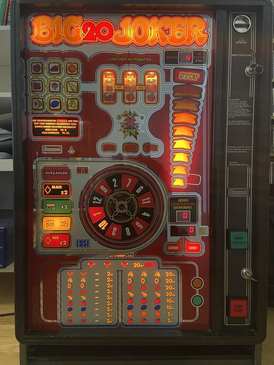 BIG 20 JOKER - Geldspielautomat von Barcrest (Gebraucht) in Emmen für ...