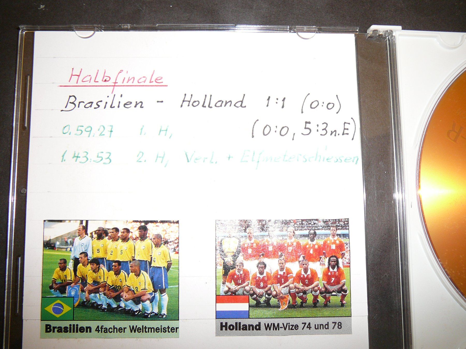 Fussball WM Frankreich 98 DVD's - Rarität für Sammler! (Gebraucht) in ...