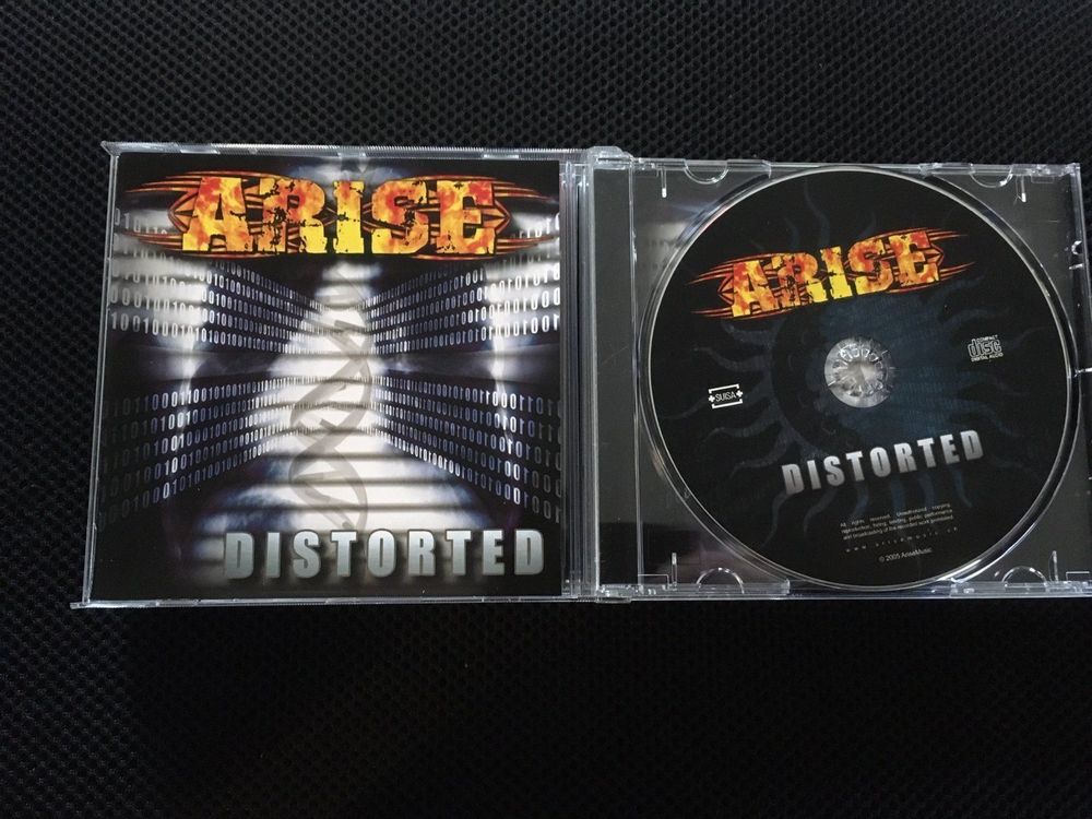 ARISE DISTORTED CD Swiss Thrash Power Metal Heavy Privatpres (Gebraucht ...