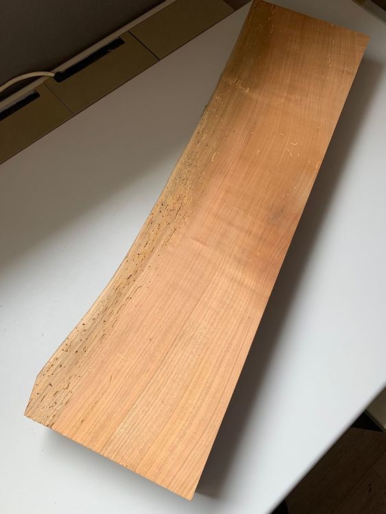 Kirschbaum Brett Holzbrett Rift gehobelt mit Wurmlöcher (Neu und ...