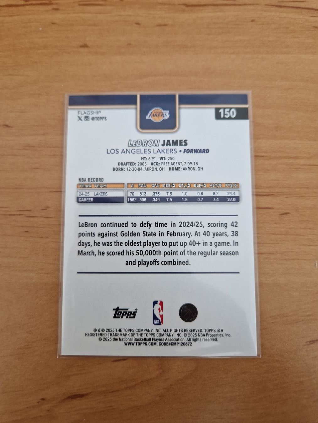LeBron James Topps Basketball Card, Top Zustand! (Neu und ...