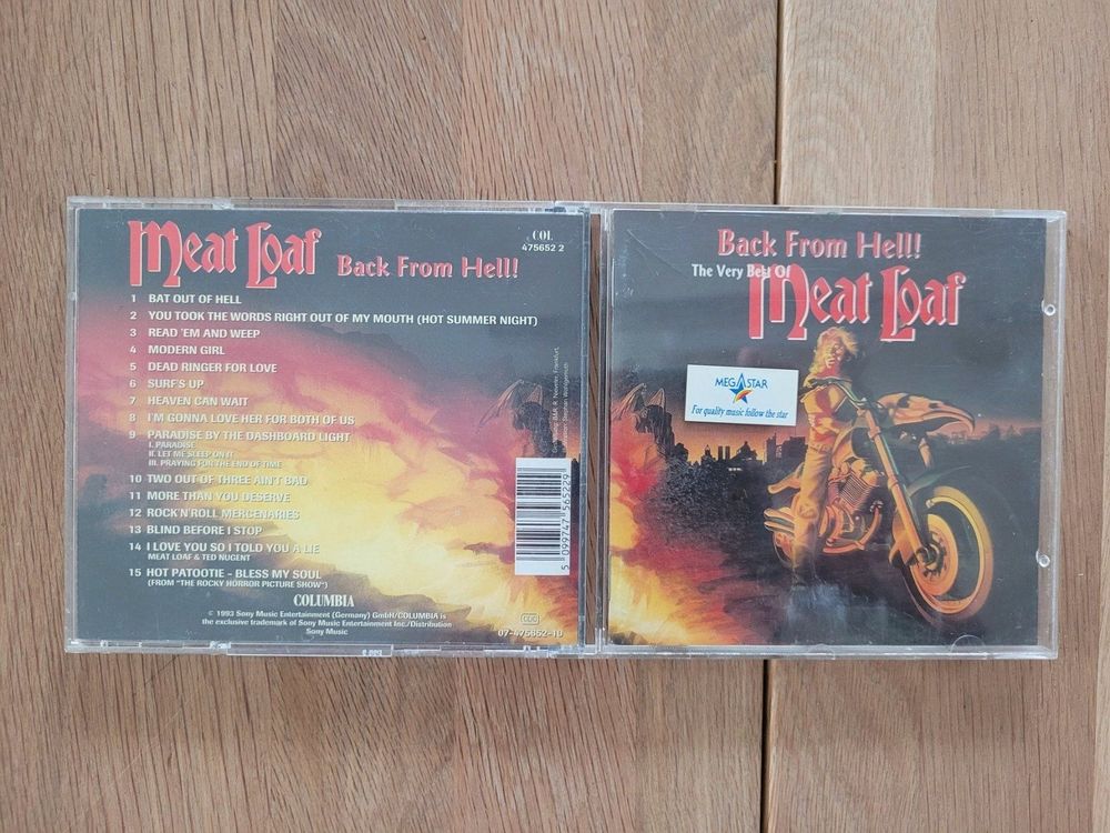 CD Meat Loaf - Back From Hell - The Very Best Of…, 1993 | Kaufen auf Ricardo